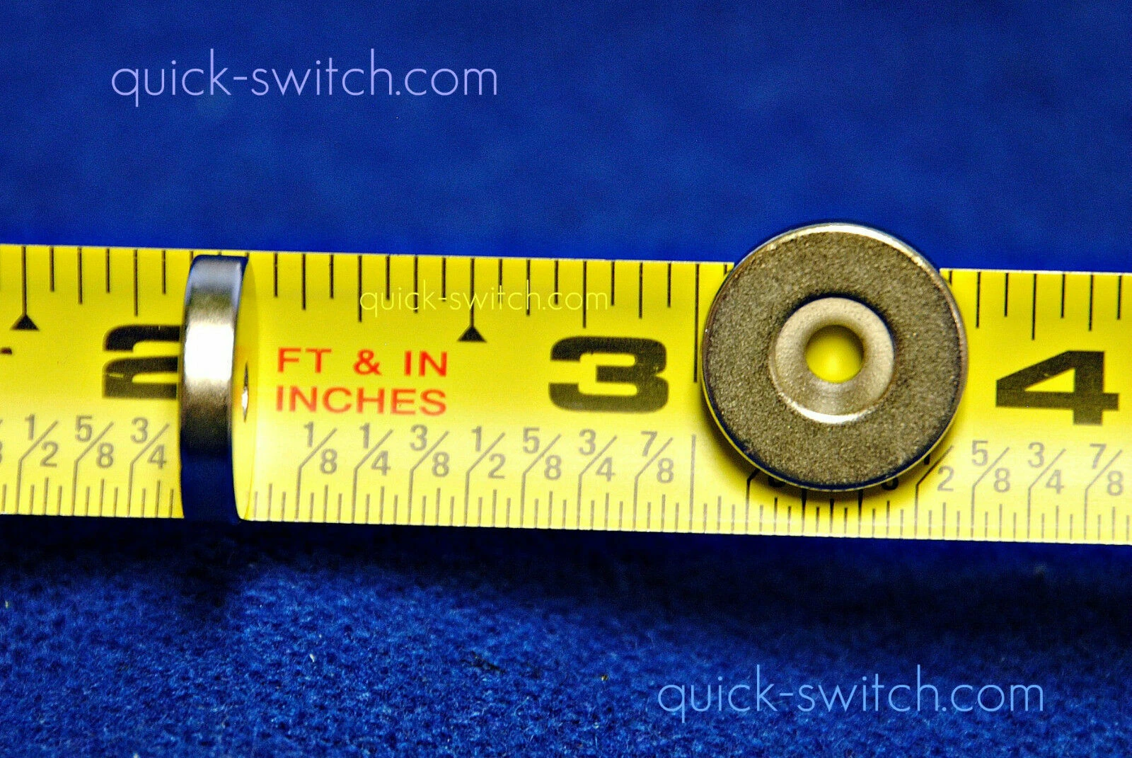 10 Neodymium Countersunk 5/8" Round Rare Earth Disc Magnet With Center ...