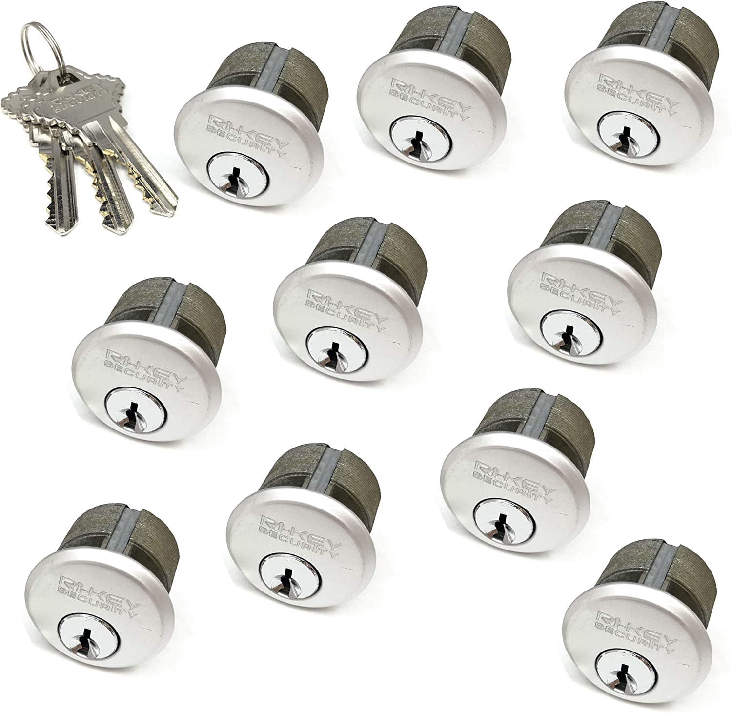 10 New Mortise Lock Cylinders 1" for Commercial Store Front Entry Door ...
