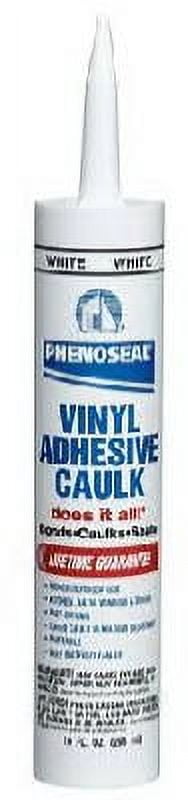 10 OZ Gray Phenoseal Vinyl Caulk Does It All Adhesive, Each - Walmart.com