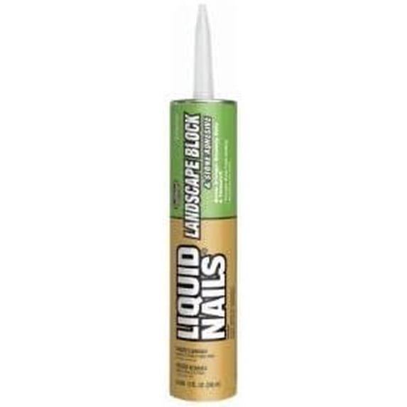 LIQUID NAILS Landscape Adhesive - Construction Adhesive - 10 oz, Beige ...