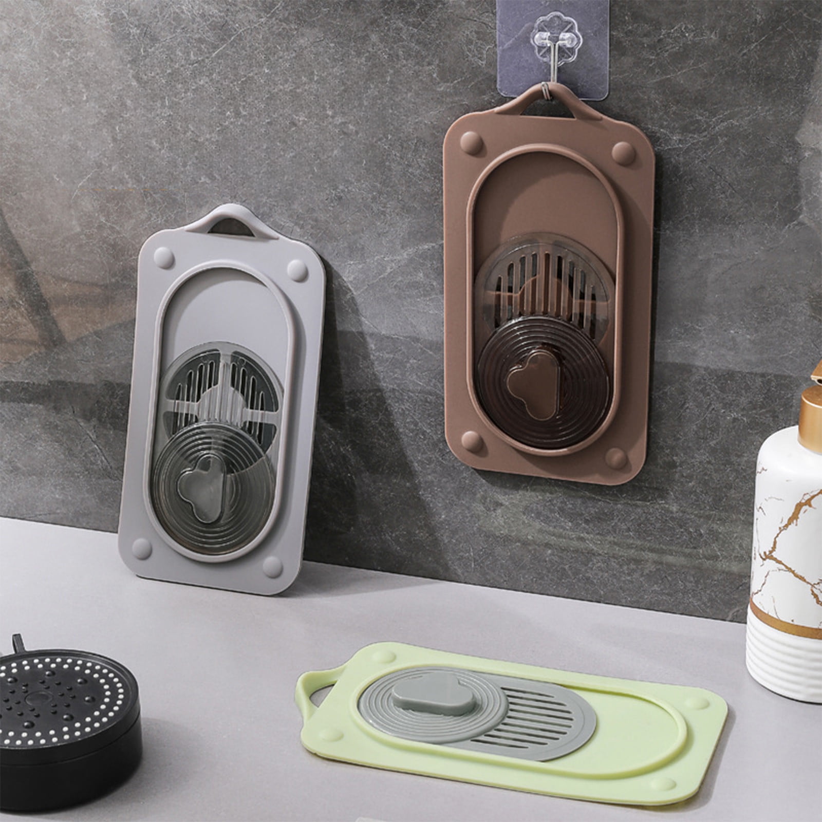 Under 10, Odor Control Sewer Proof Sticker, Bathroom Pipe Barrier, Sliding Cover, Blockage ...