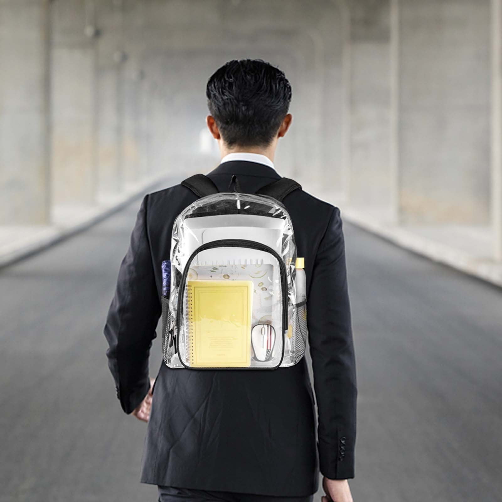 up to 10% Off, Transparent Backpack, Sports Water-resistant, Large ...