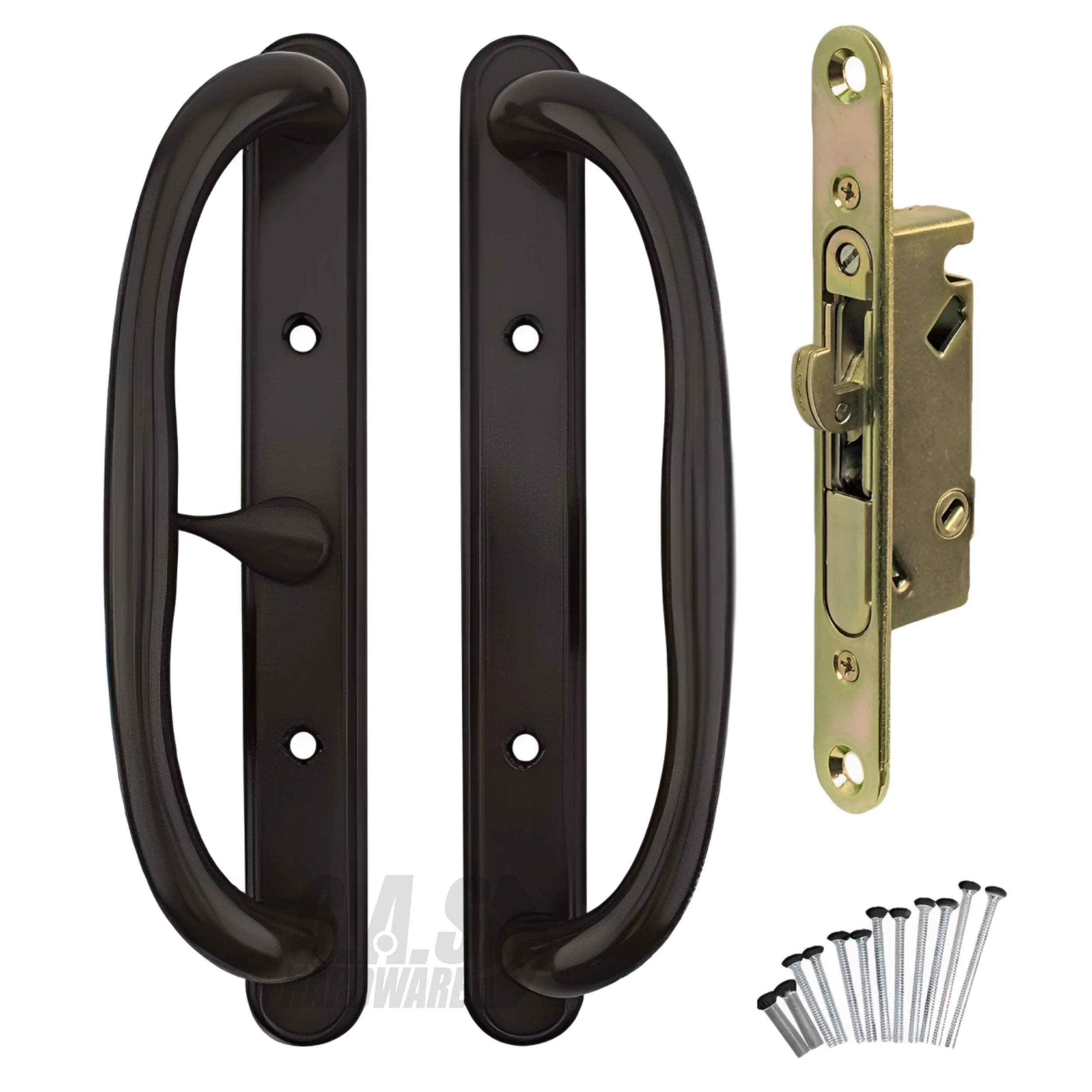10 Olympus Sliding Patio Glass Door Center Latch Pull Handle Set ...
