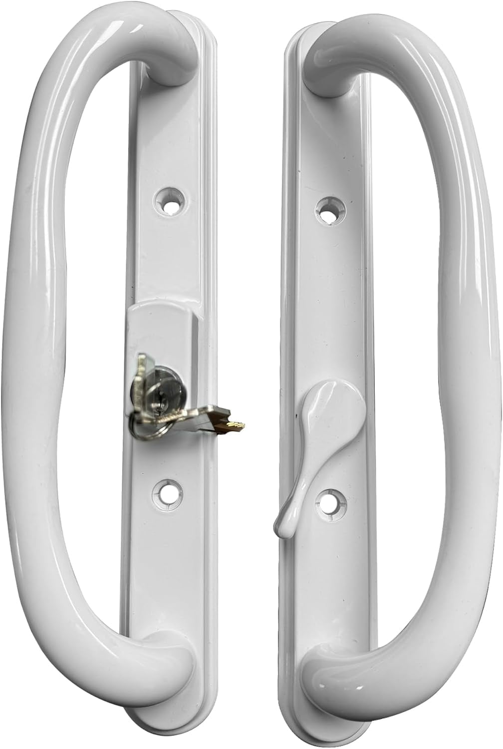 10" Olympus Sliding Patio Glass Door Center Latch Pull Handle Set ...