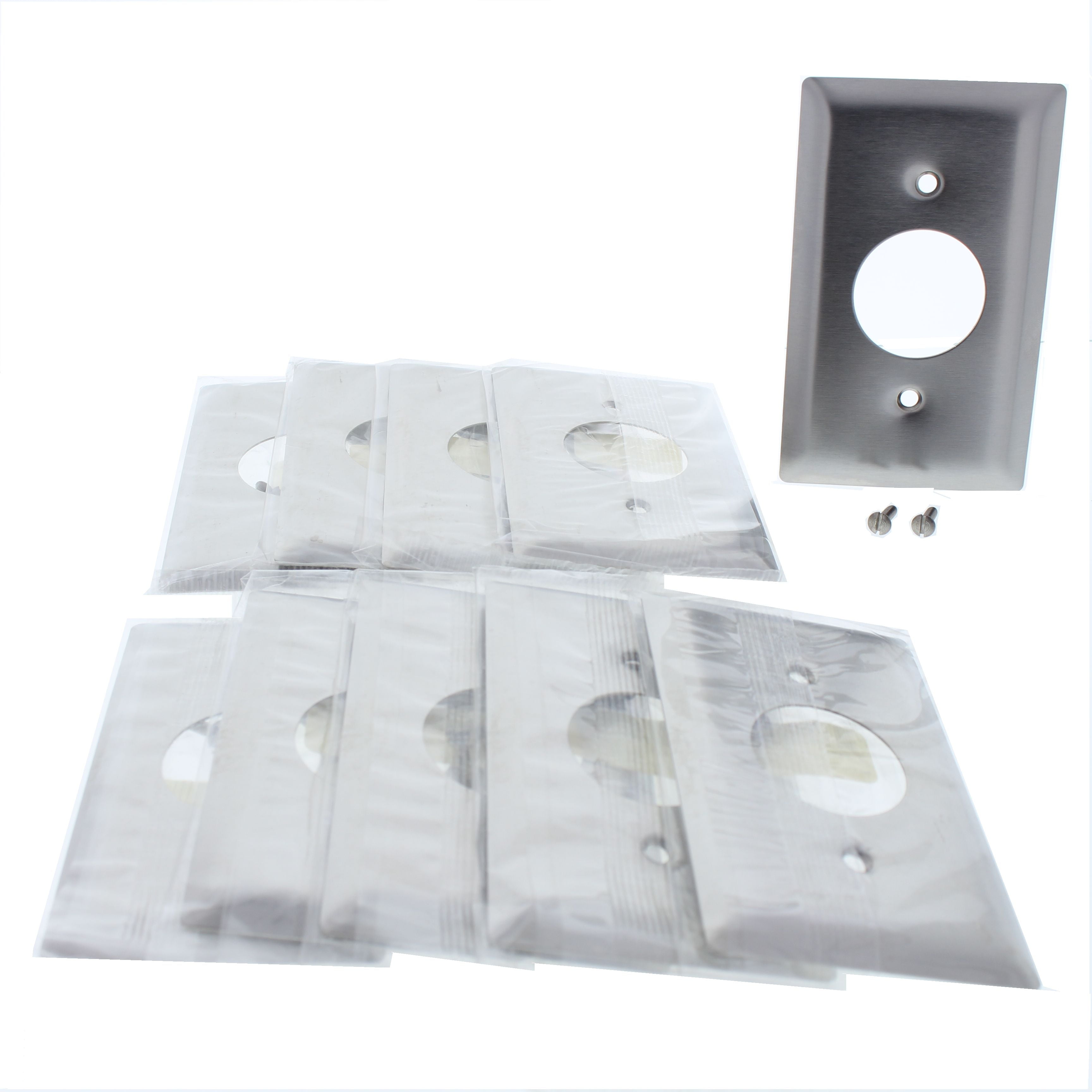 10 P&S NON-MAGNETIC Type 302 Stainless Steel 1G 1.406" Receptacle ...