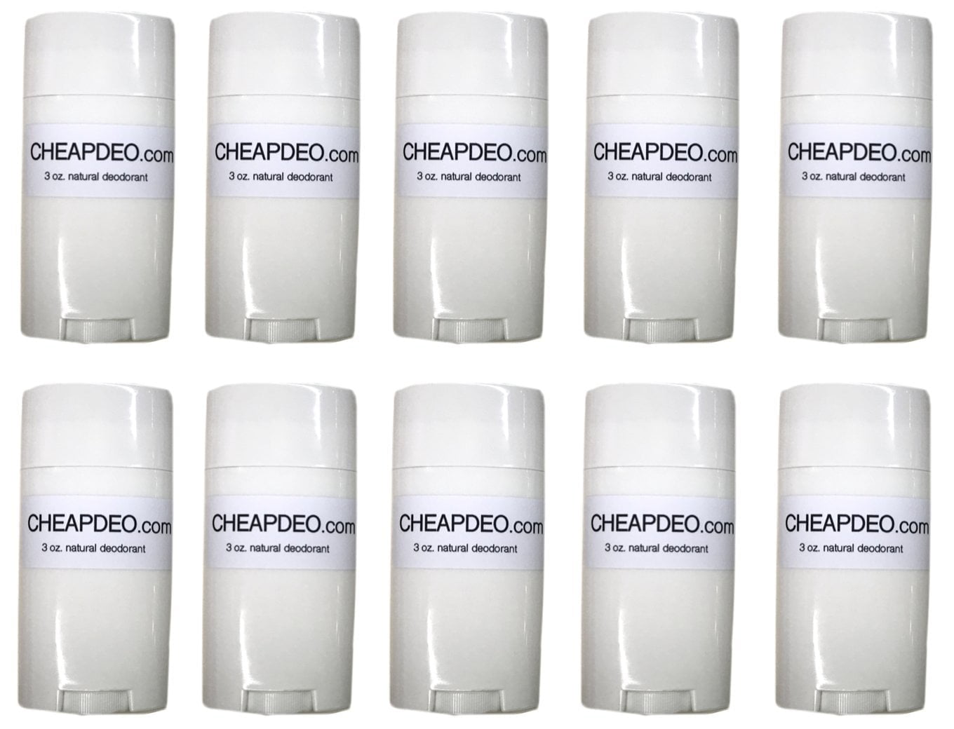 10 PACK CHEAP Natural Deodorant - Premium All Natural ingredients ...