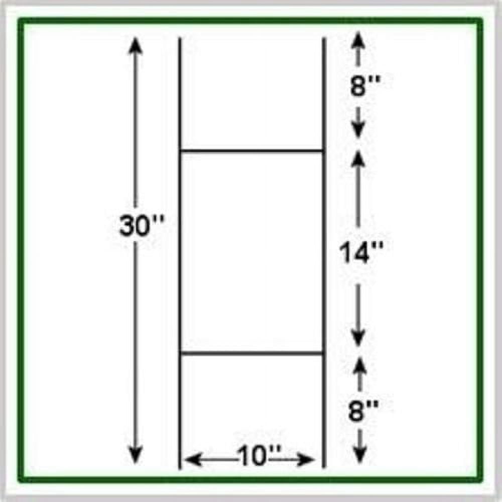 10 PACK Corrugated H-Frames Wire Stakes- Signs NOT Included ^ - Walmart.com