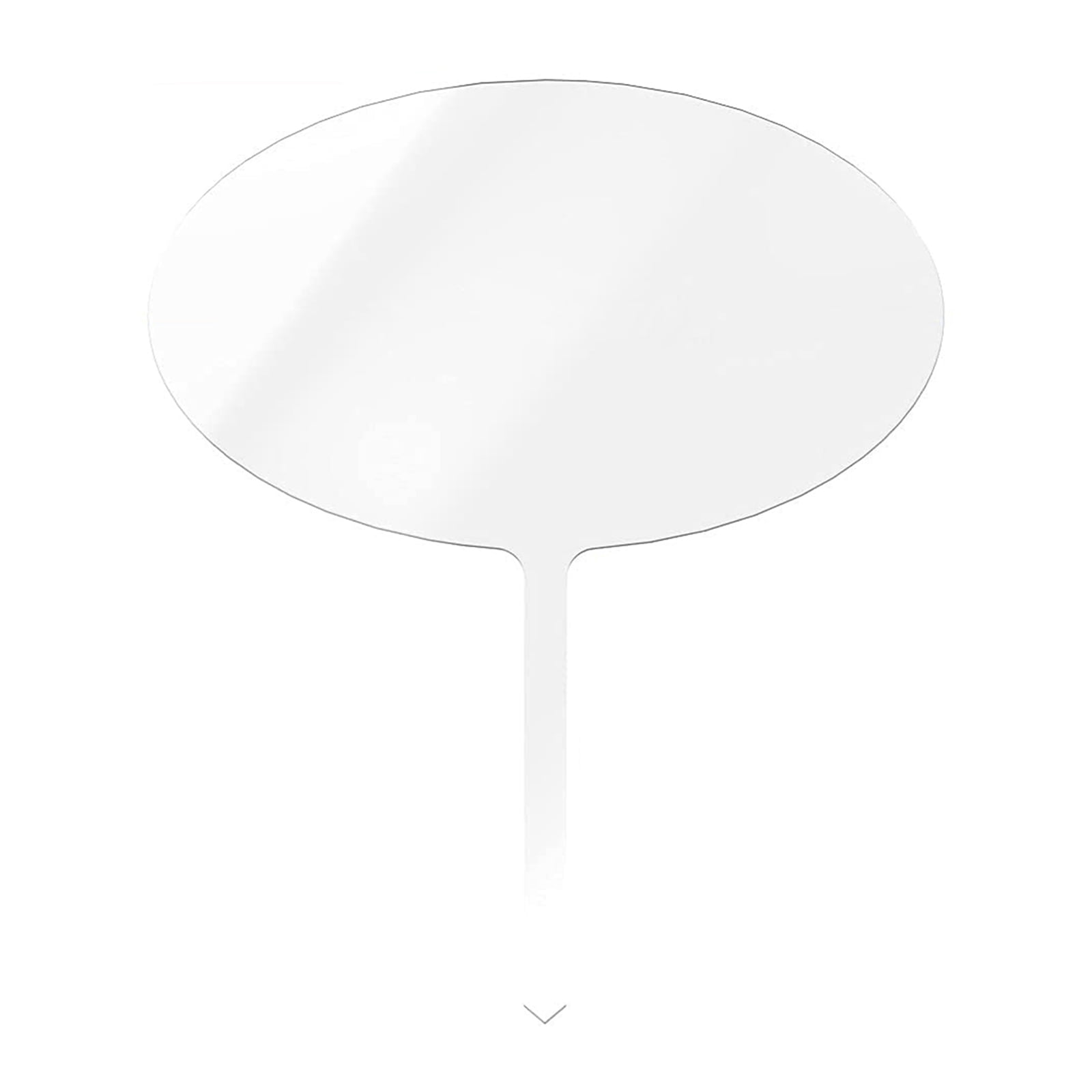 10 PACK DIY Birthday Acrylic Cake Topper Blank No Texts Reusable ...