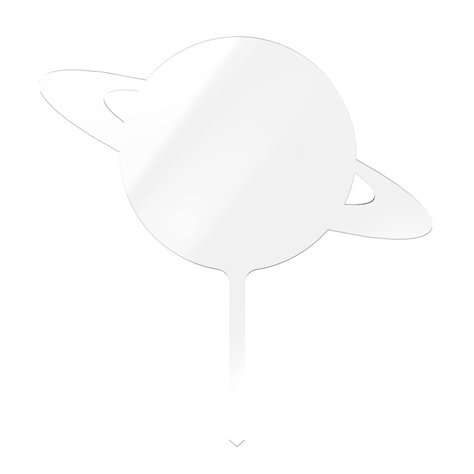 10 PACK DIY Birthday Acrylic Cake Topper Blank No Texts Reusable ...