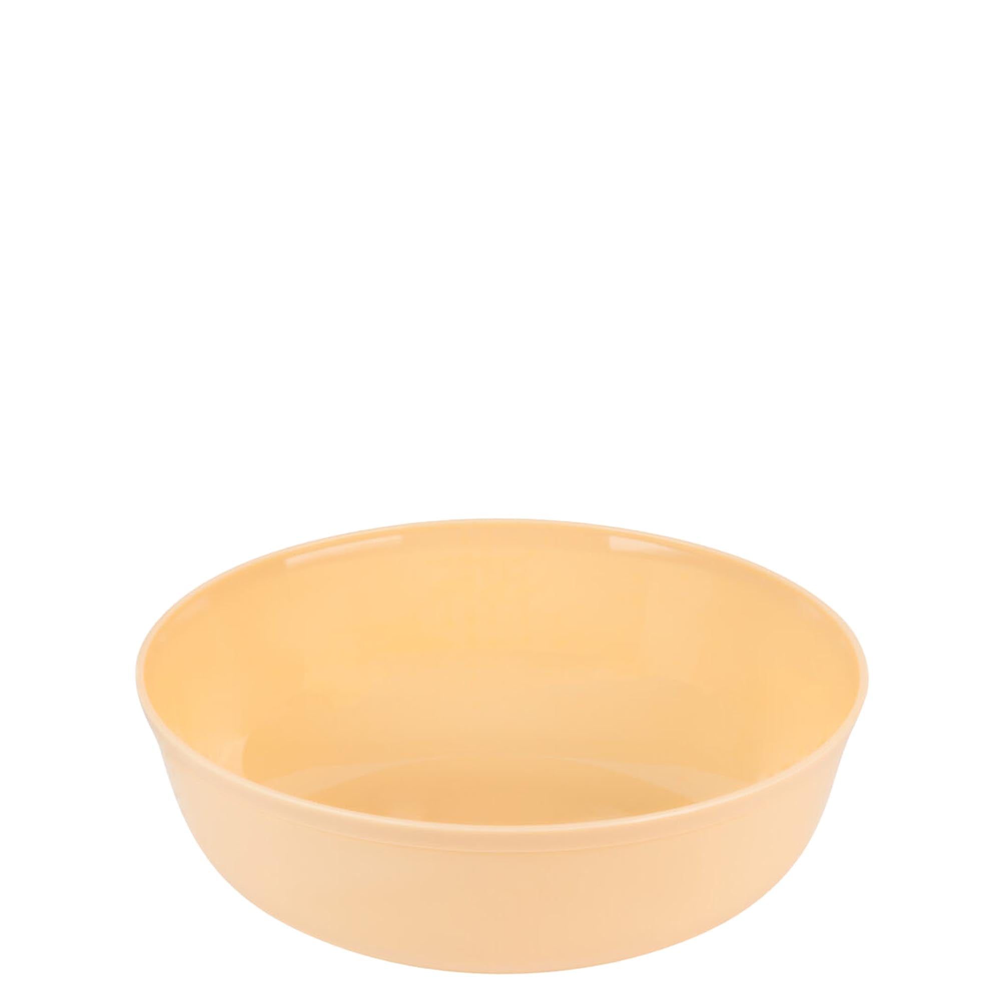 (10 PACK) EcoQuality 16 oz Round Beige Plastic Bowls Edge Collection ...
