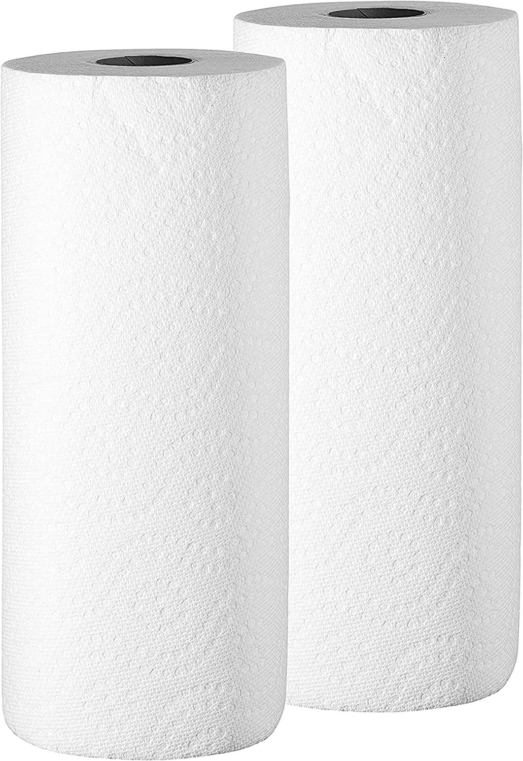 EcoQuality 2-Ply White Kitchen Perforated Paper Towel Rolls - Easy Tear ...