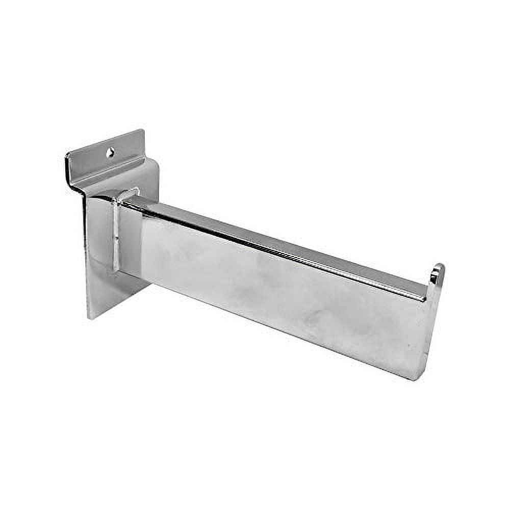 10 PC Chrome Slatwall Faceout Hook Panel Display Hanger - Walmart.com