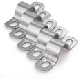 10 PCS 1-1/16 Inch, 304 Stainless Steel Thickened Pipe Clamps, Heavy ...
