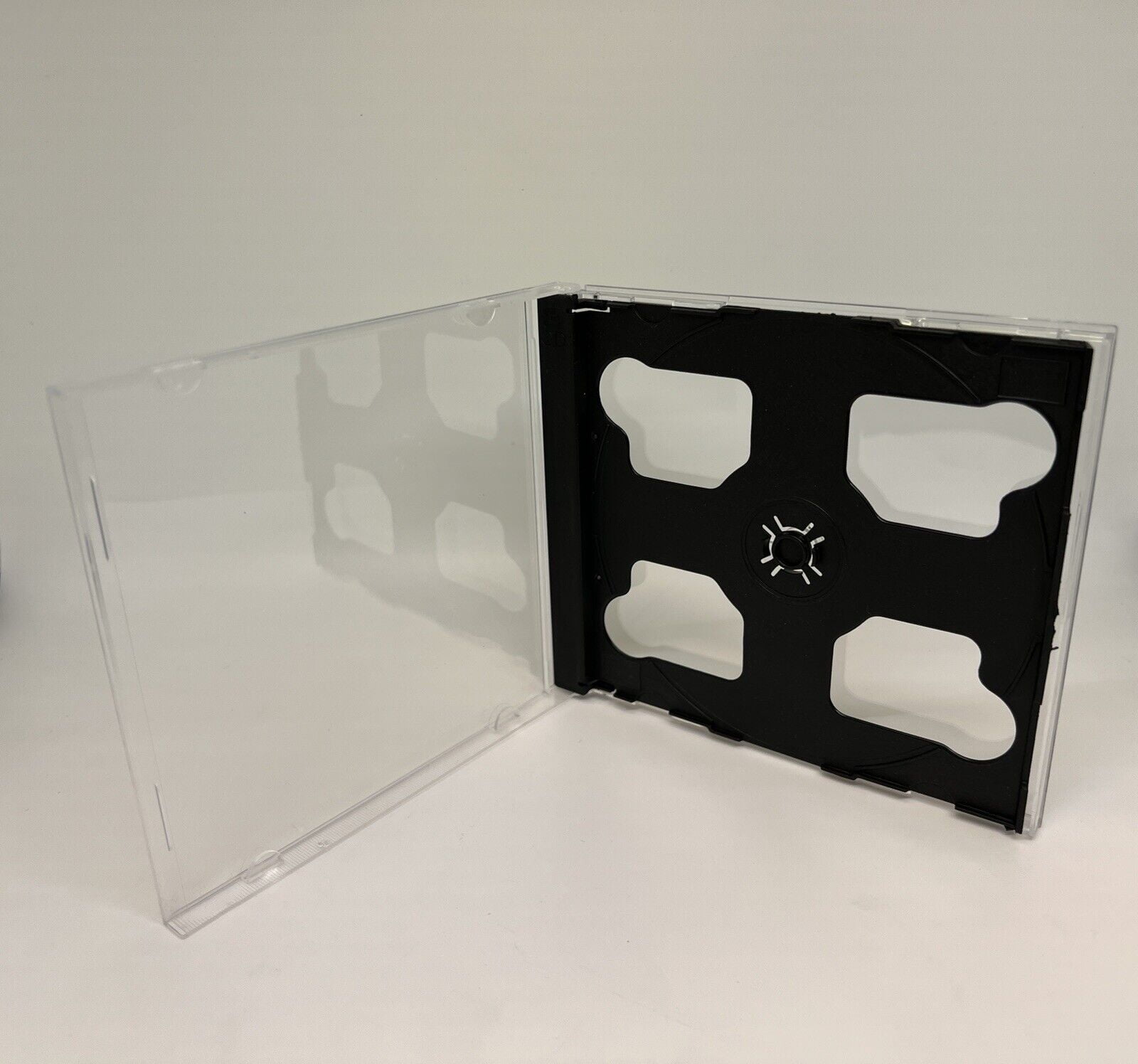 10 PCS 10.4MM SUPER SLIM 3 CD/DVD JEWEL CASE BOX, BLACK TRAY, PPS-MS ...