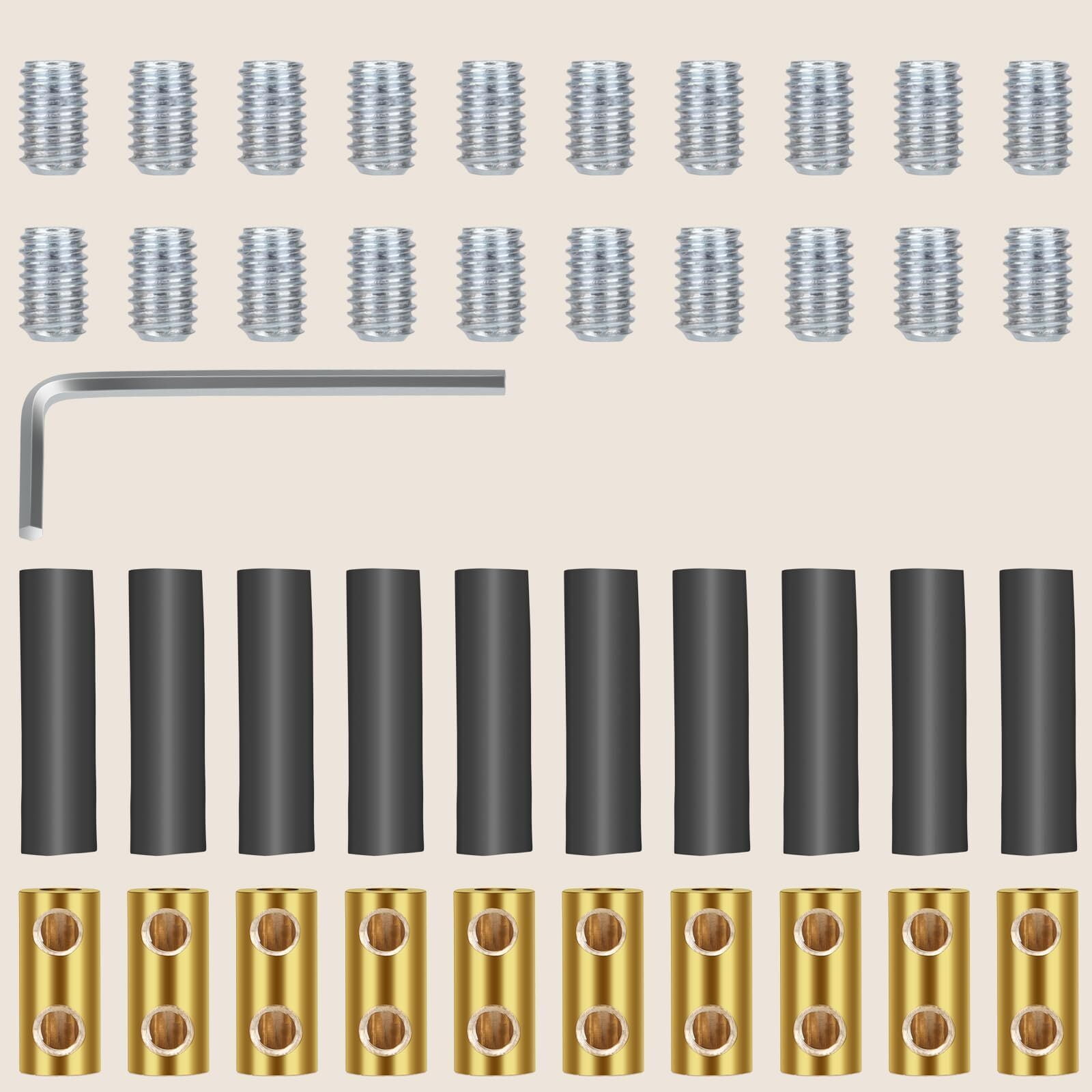 10 PCS 10 AWG Gauge Wire Connector Nut Kit, 60A Quick Wiring Connection ...