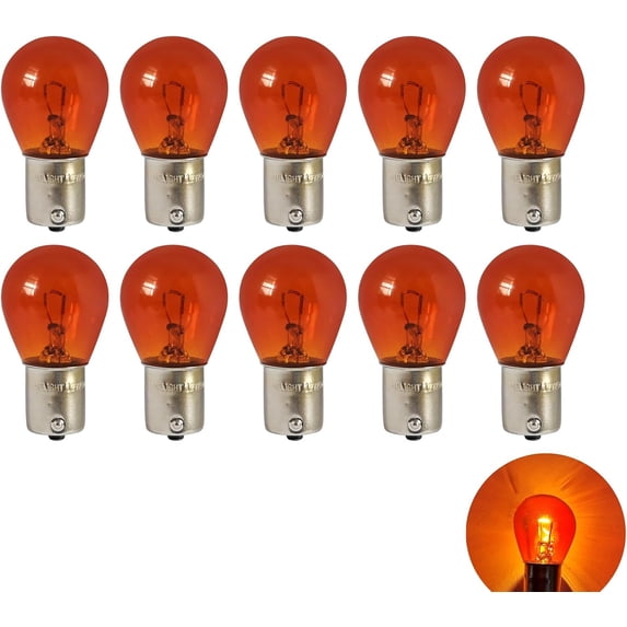 10 PCS 1156 Car Turn Signal Bulbs, P21W 1141 S25 12V21W BA15S Car Turn ...