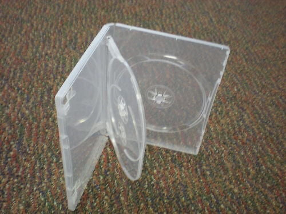 TN3 Brand 10 PCS Super Clear 14MM Slim Triple 3 DVD Case Boxes with ...