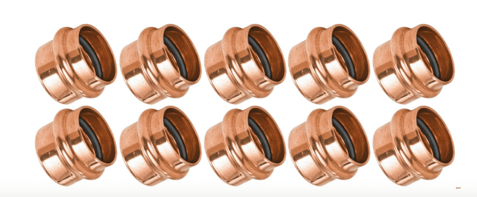 (10 PCS) 3/4" ProPress Copper Caps Plumbing Fittings, Lead Free ...