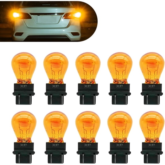 10 PCS 3157 Bulb, Turn Signal Bulb, Automotive Brake Tail Light Bulb ...