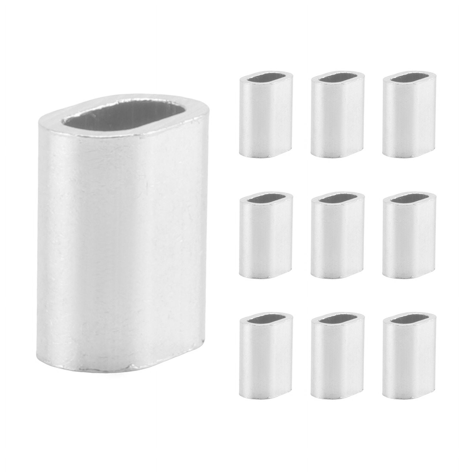 10 PCS 3mm Aluminium Alloy Wire Rope Ferrules - Walmart.com