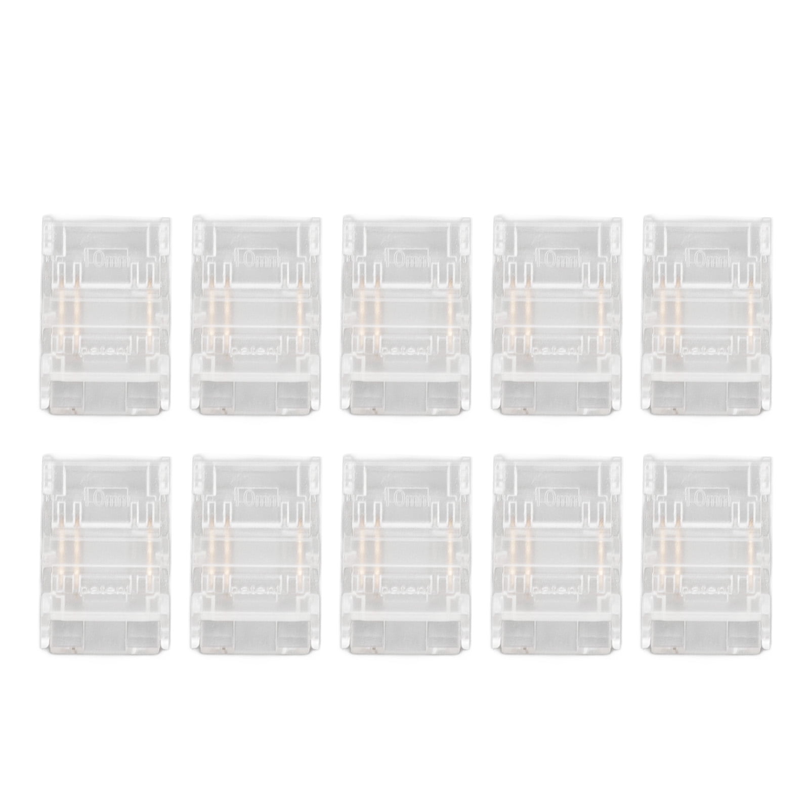 10 PCS 3pin 10mm LED Strip Connectors, Strong Solderless Connector LED ...