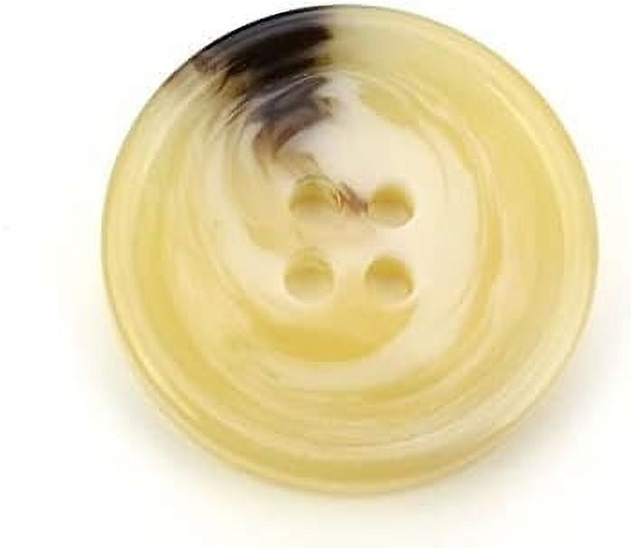 10 PCS 4 Holes Round Pattern Resin Buttons Flatback Sewing Button ...