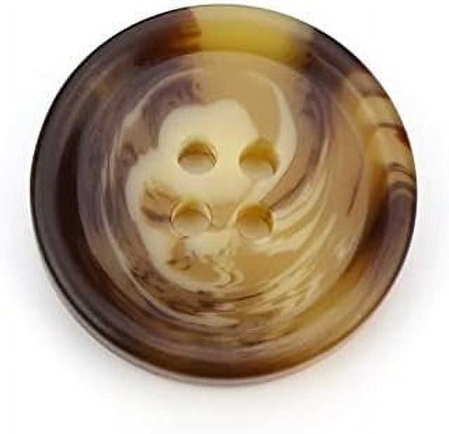 10 PCS 4 Holes Round Pattern Resin Buttons Flatback Sewing Button ...