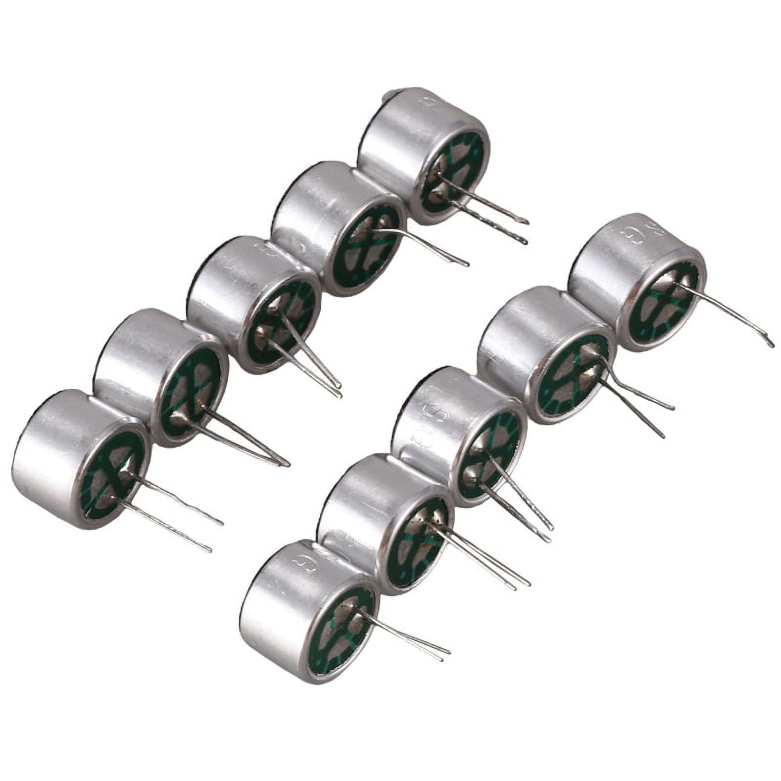 10 PCS 9.7mm x 7mm 2 Pin MIC Capsule Electret Condenser Miniphone ...