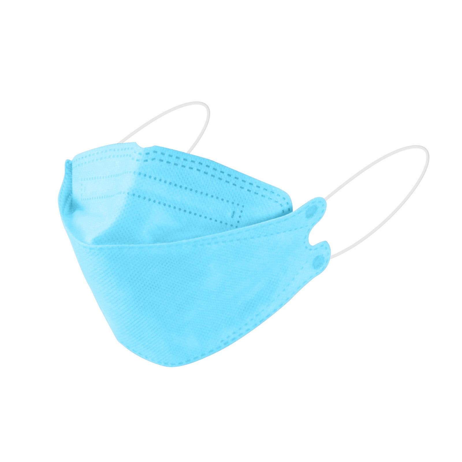 10 PCS Adults Disposable KF94 Face Masks, 4-Ply 3D Fish Type Protective ...