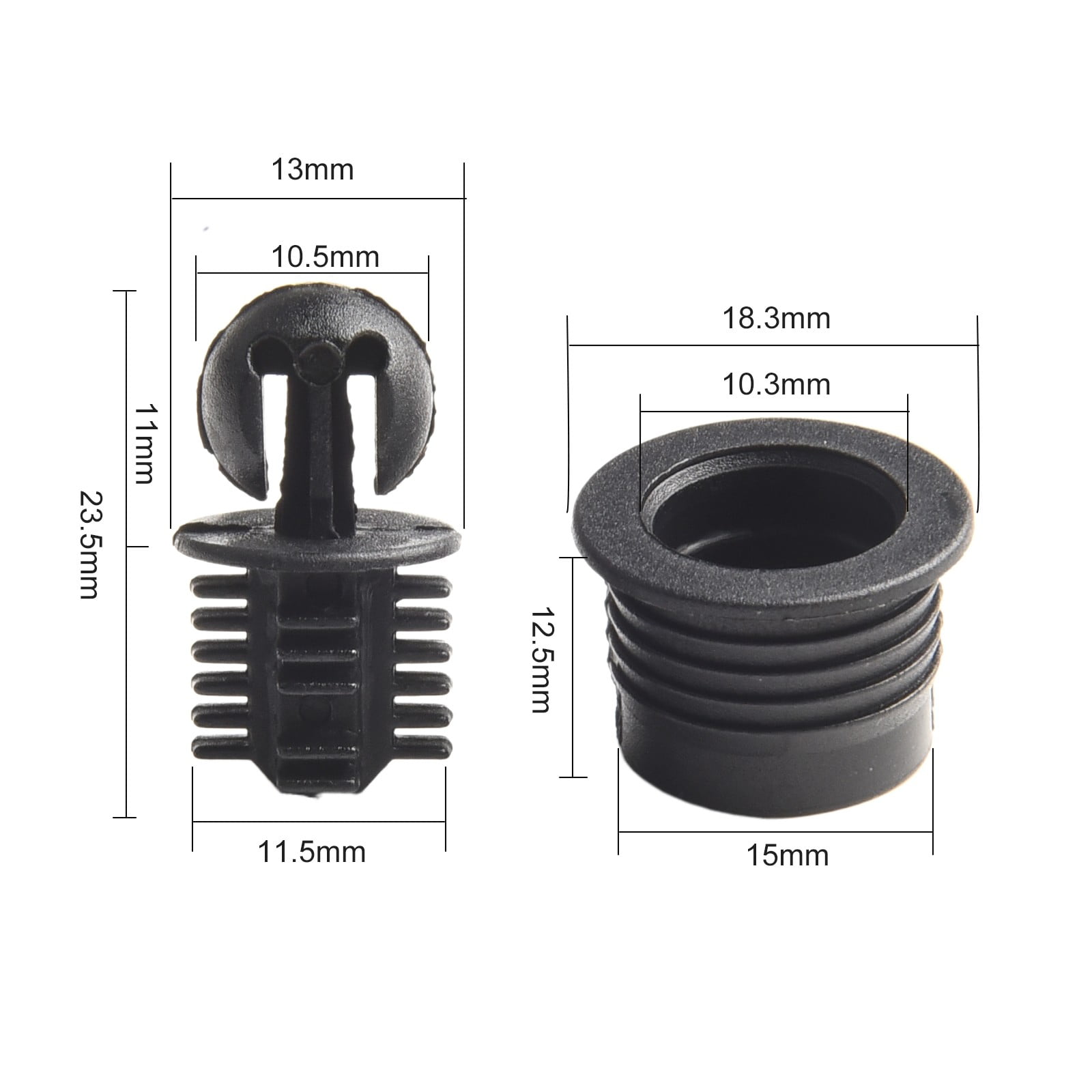 10 PCS Audio Speaker Buckles Plastic Ball Socket Type Grill Guides Peg ...