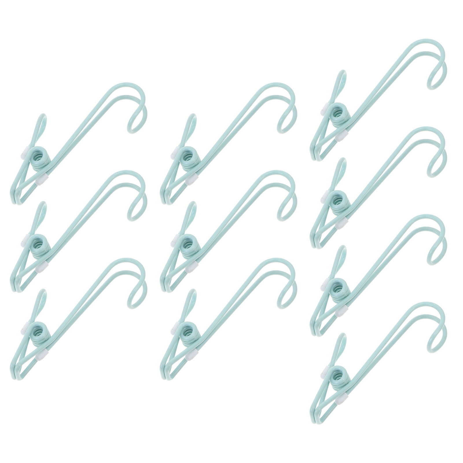 10 PCS Baby Hangers Heavy Duty Clothes Simple Hook Clip Wardrobe ...