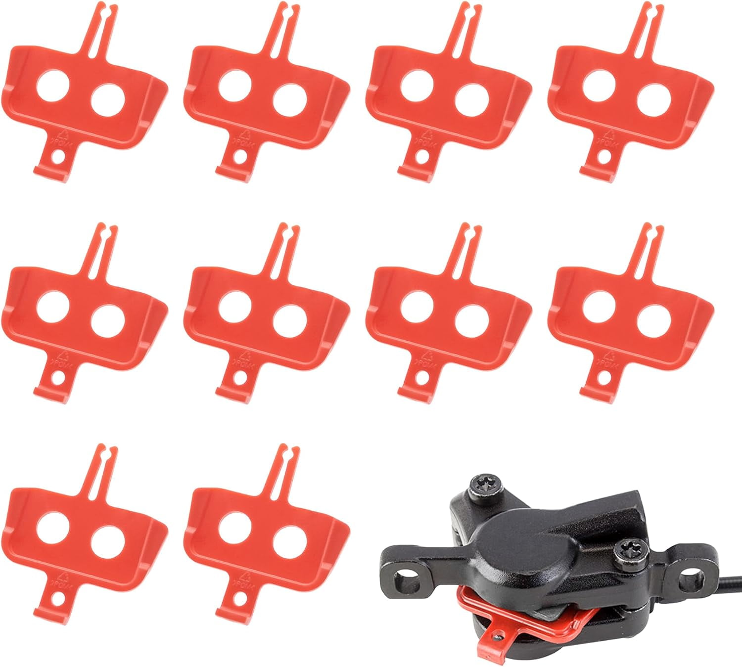 10 PCS Bike Disc Brake Pad Spacers Bicycle Hydraulic Disc Brake Pad ...