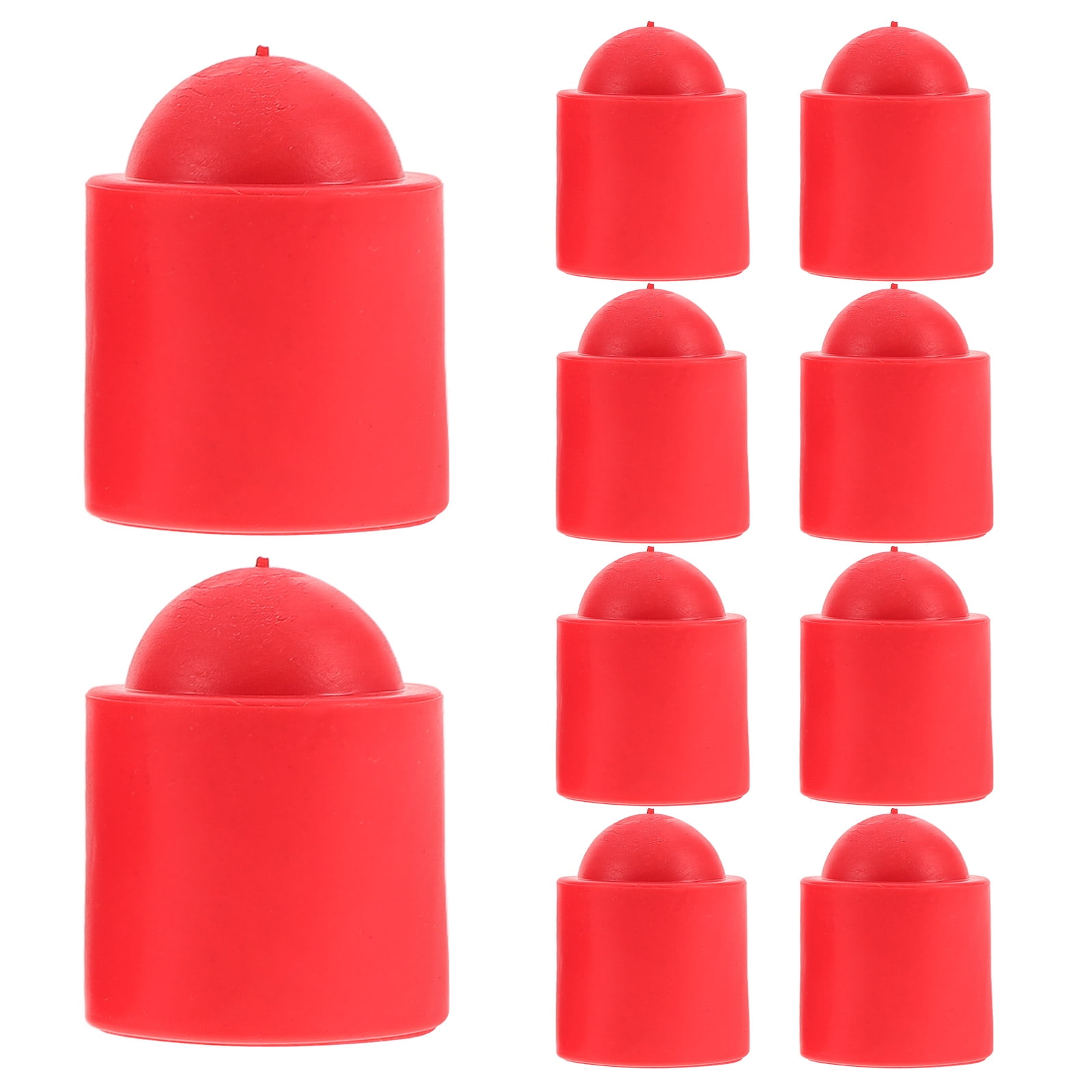 10PCS Snooker Billiard Cue Stick Tail Covers Cue Stick Tail Sleeves ...