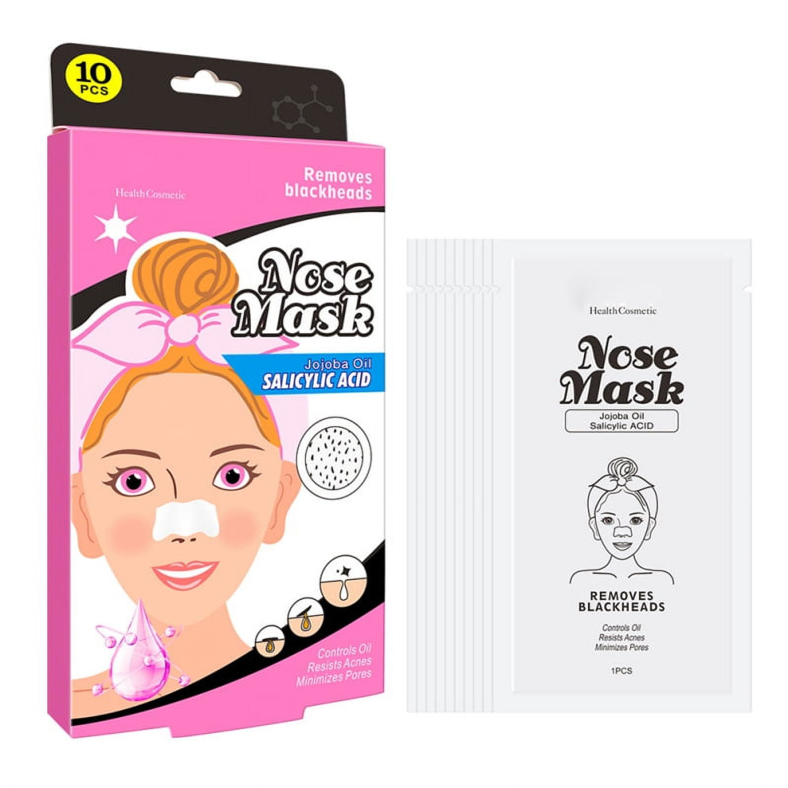 10 Pcs Blackhead Remover Strips Set Deep Cleansing Nose Mask With