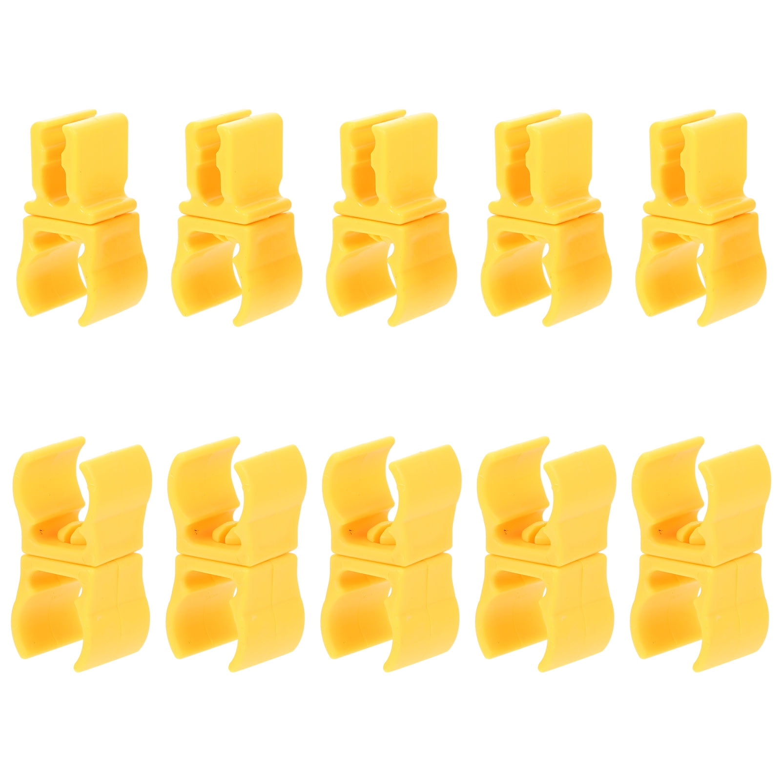 10 PCS Cable Ties Clamps Football Goal Connector Multiple Use Clip Door ...