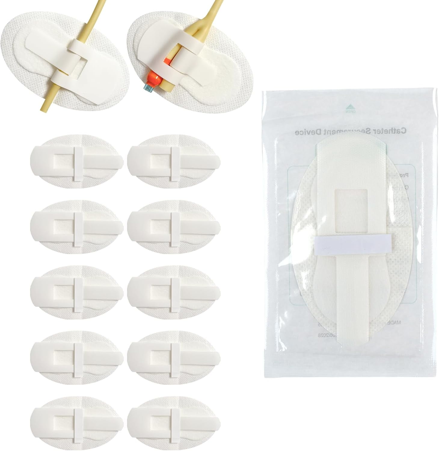 10 PCS Catheter Stabilization Devices, Leg Band Urinary Stabilizer ...