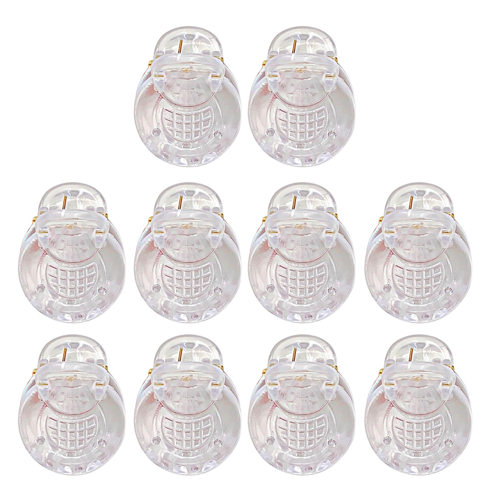 10 PCS Clear Hair Pins Hair Accessories Clear Hair Grips Acrylic Small ...