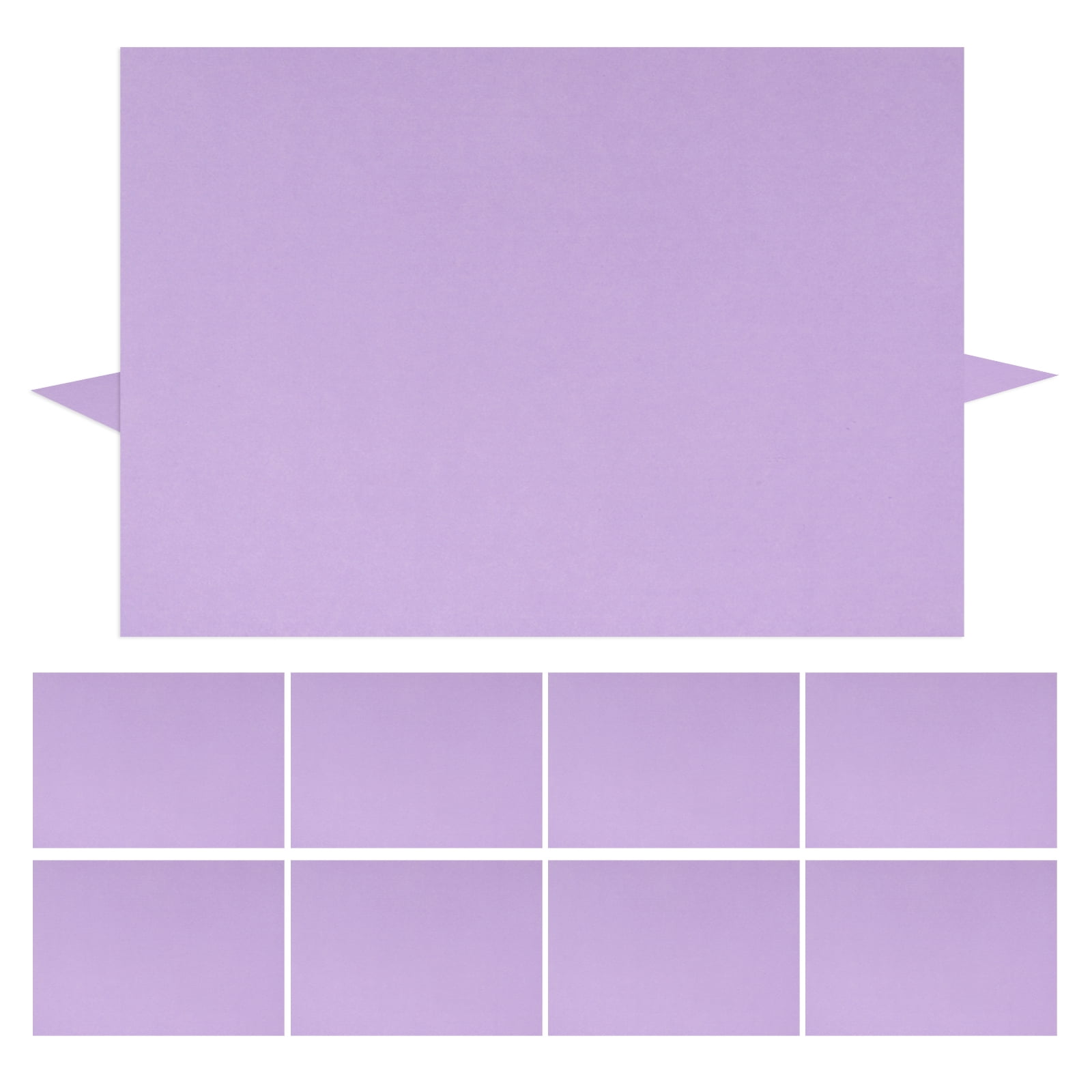 10 PCS Color Card Paper Card Stock Child 29.80X21.00X0.10CM Purple ...