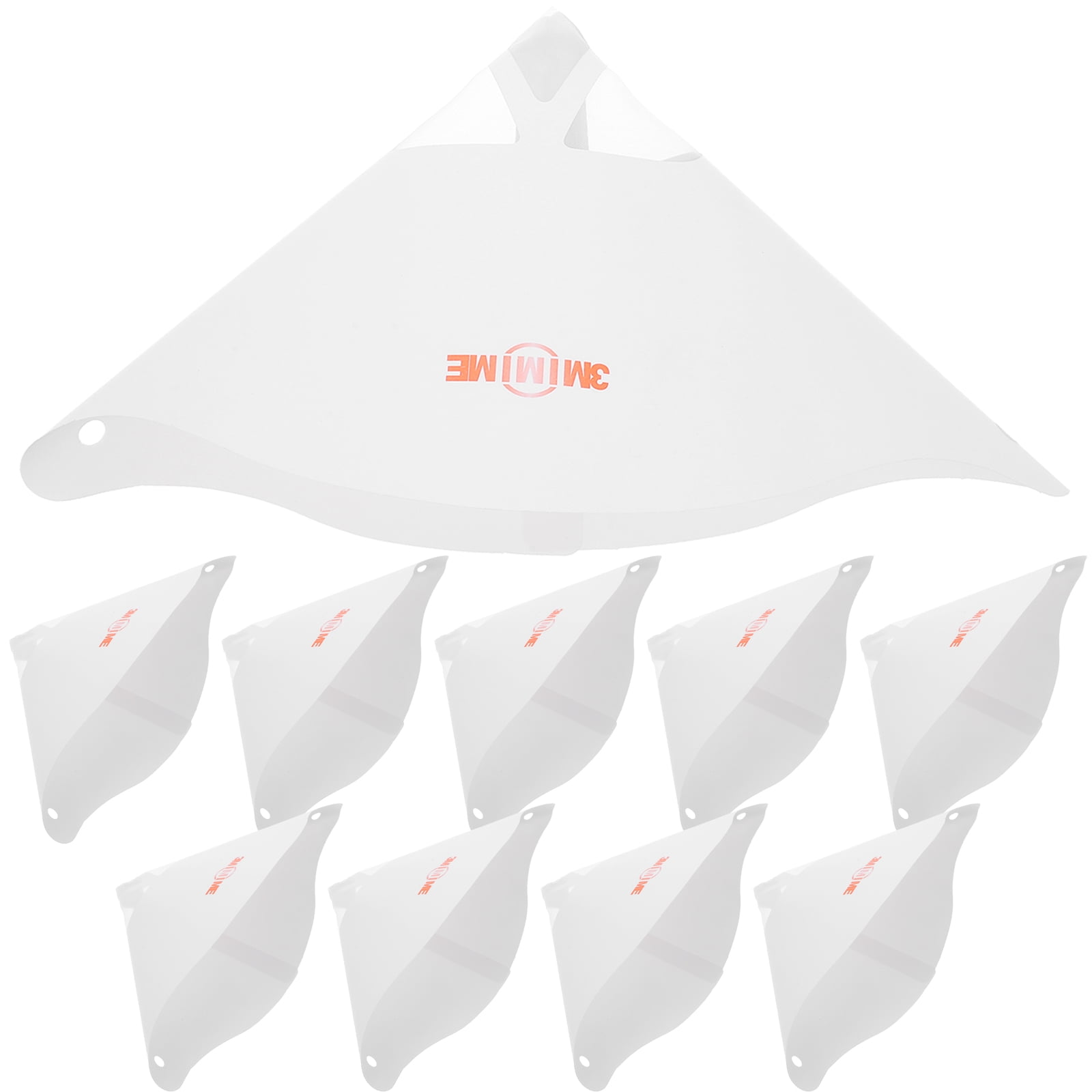 10 PCS Consumable Filter Funnel Paper Strainer Cone Dryer White ...