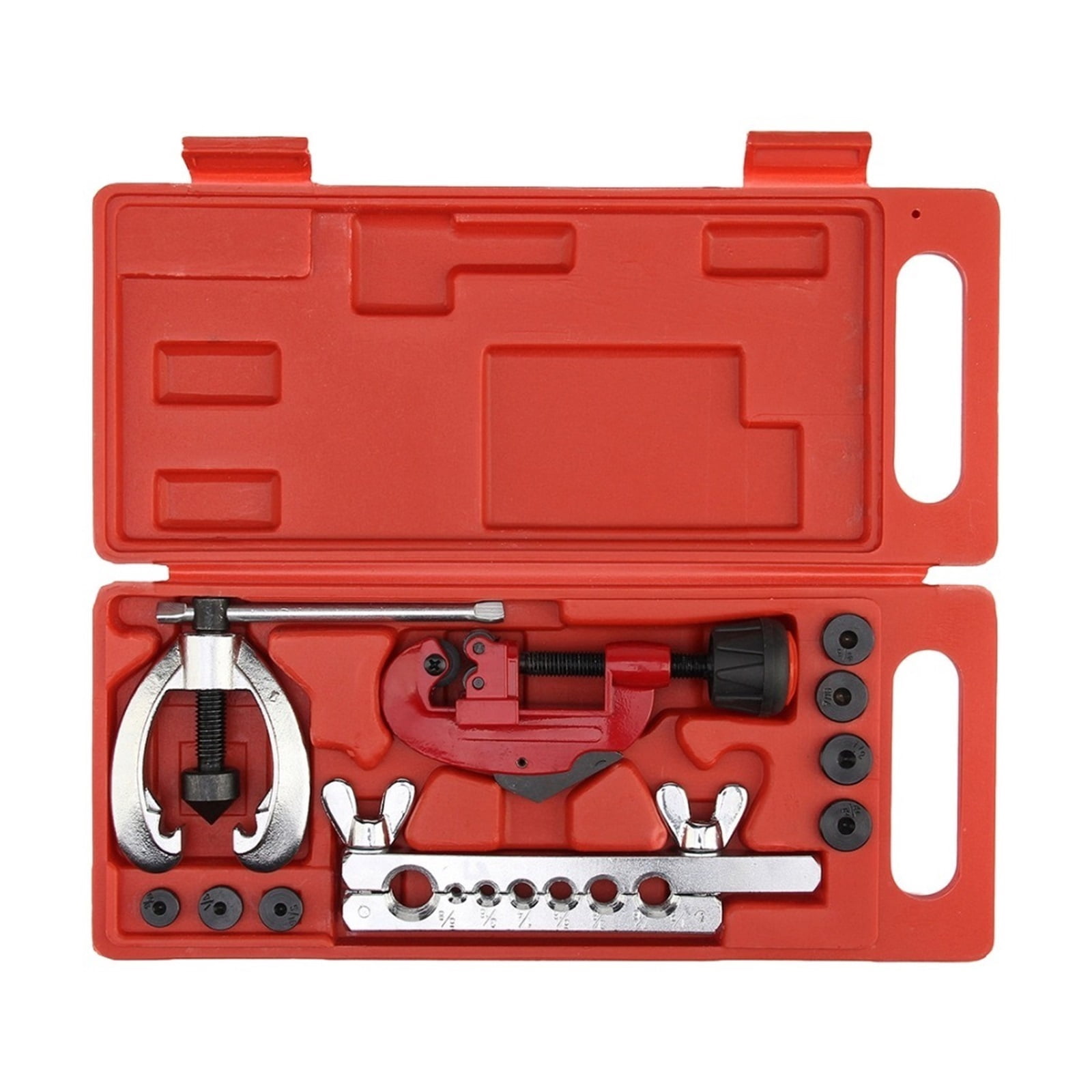 10 PCS Copper Brake Fuel Pipe Repair Double Flaring Dies Tool Set Clamp ...