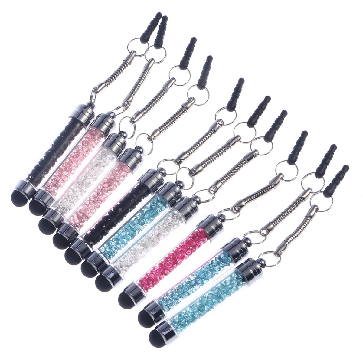 FRCOLOR Slim Capacitive Touchscreen Pens with Crystal Rhinestone for ...