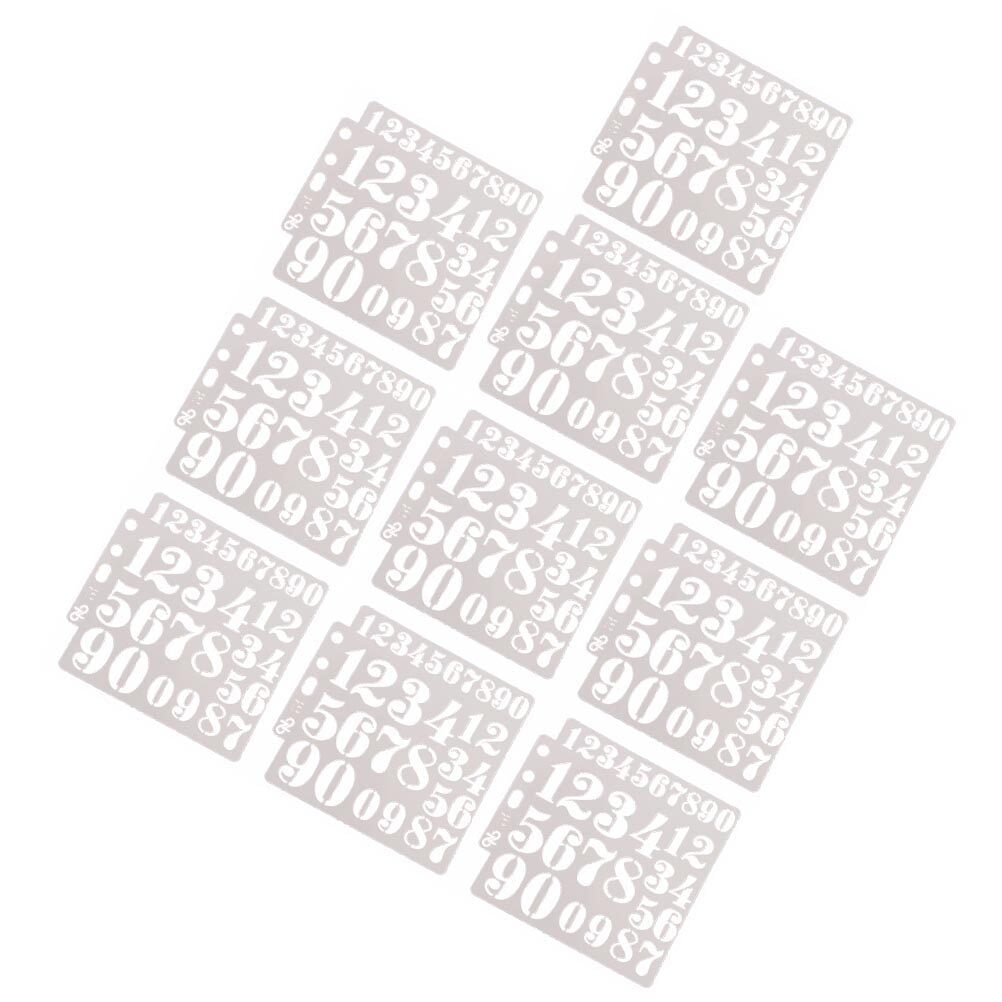 10 PCS Drawing Templates Versatile Stencil Reusable Stencil Drawing ...