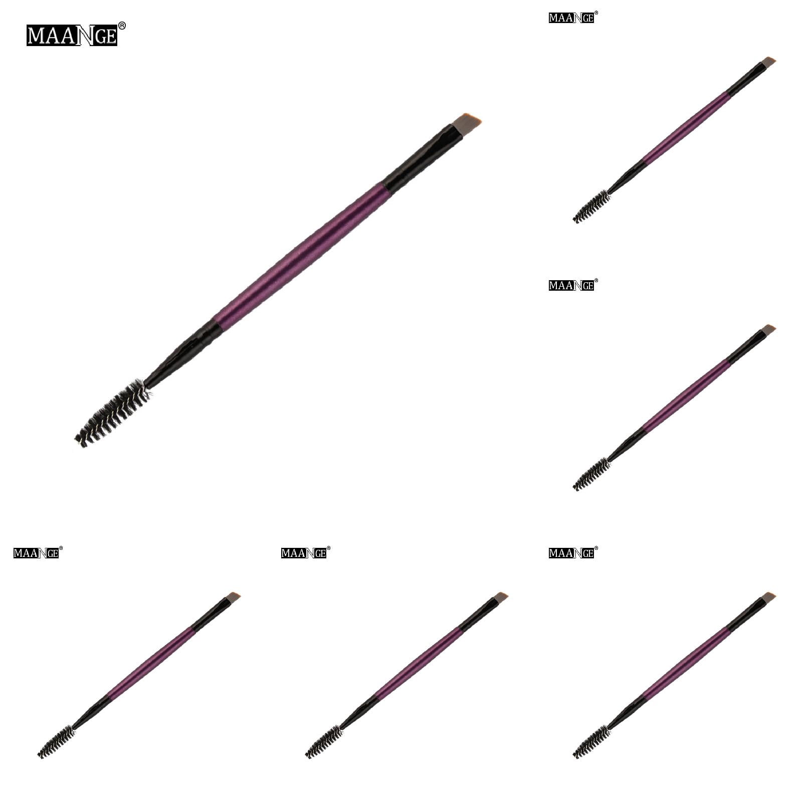 10 PCS Dual-Ended Eyebrow Brush Value Pack, Angled & Spoolie Brow Kit ...