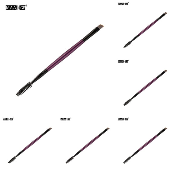 10 PCS Dual-Ended Eyebrow Brush Value Pack, Angled & Spoolie Brow Kit ...