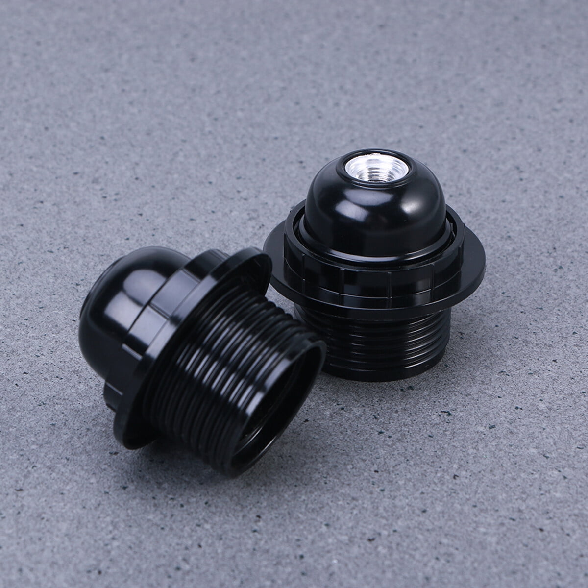 10 PCS E26 Lamp Holders Self-locking Round Lamp Bulb Socket Bases for ...