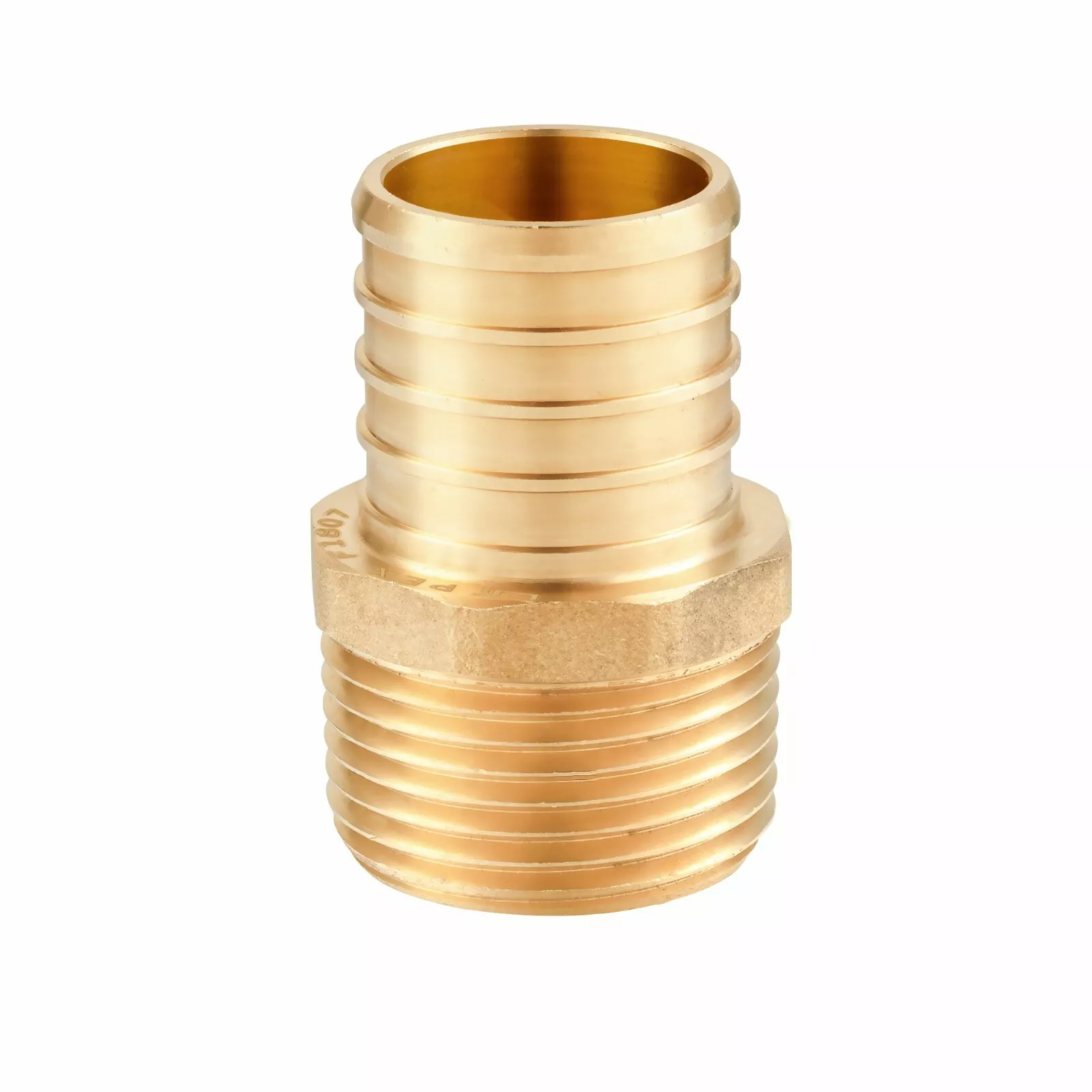 10 PCS EFIELD 1" PEX x 1" Male NPT Threaded Adapters Brass Fittings(No ...