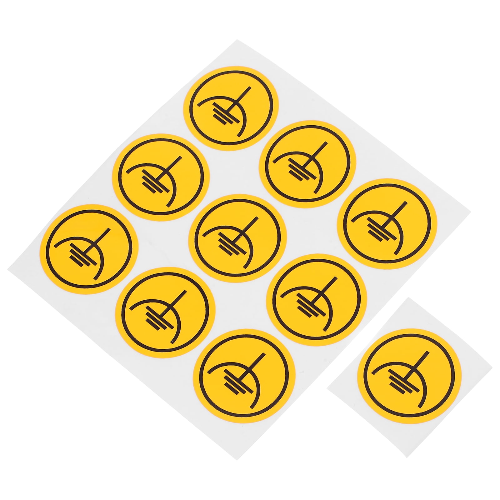 10 PCS Electrical Appliance Ground Labels Grounding Symbols Stickers ...