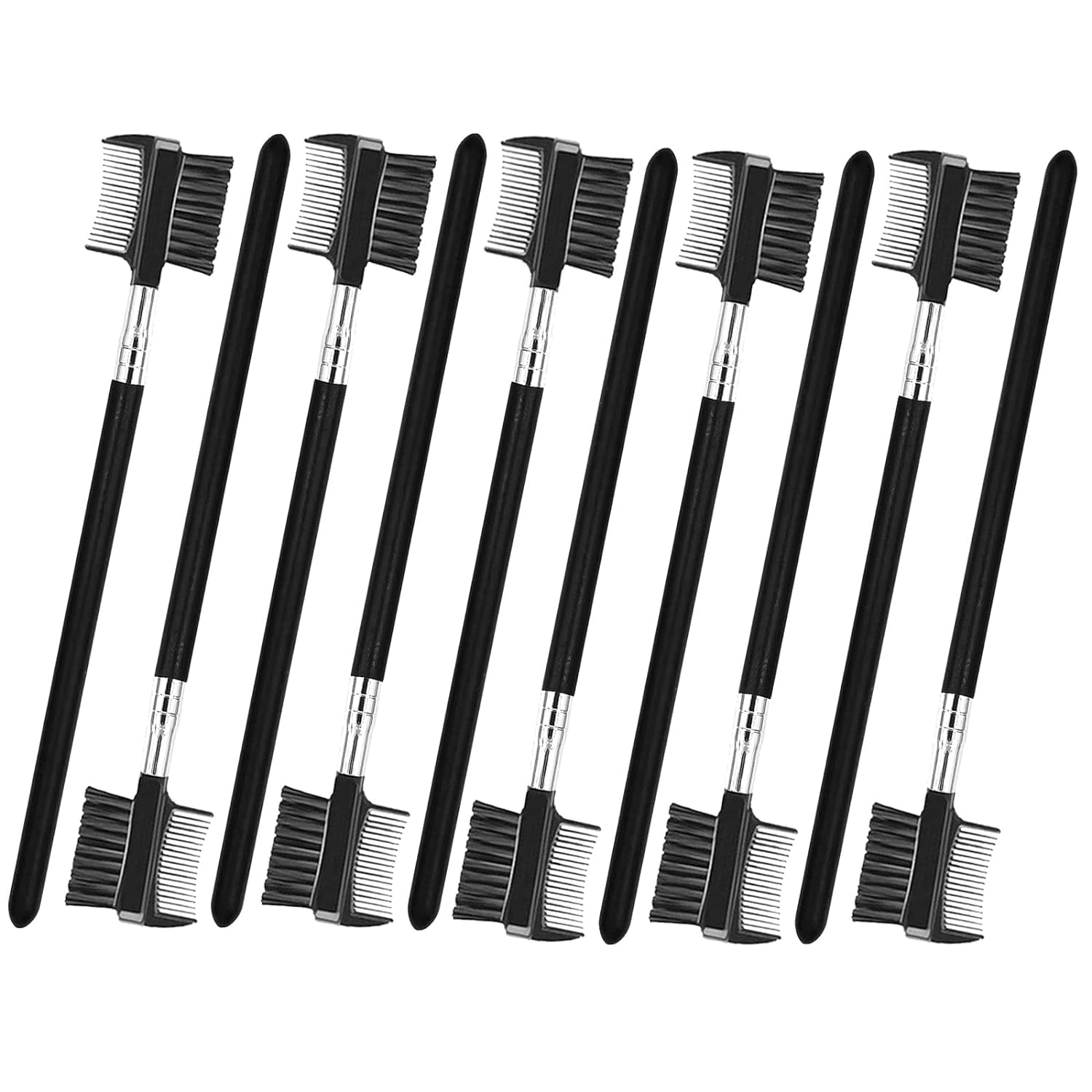 10 PCS Eyelash Comb and Eyebrow Brush Comb, Eyebrow Eyelash Brush ...