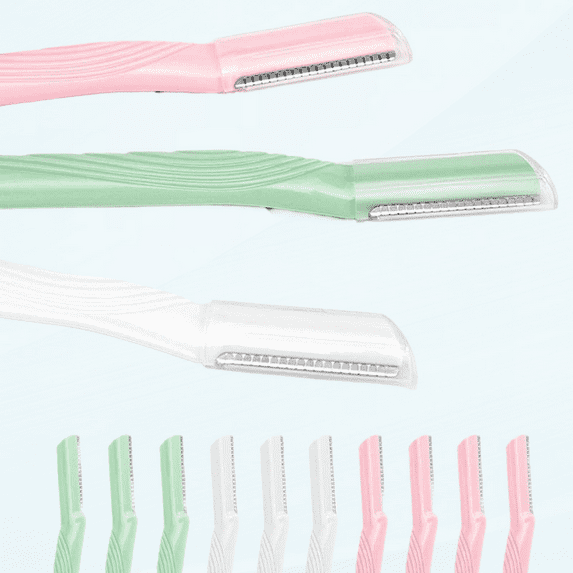 10 PCS Face Razors for Women, Dermaplaning Blades for Face, Eyebrow ...
