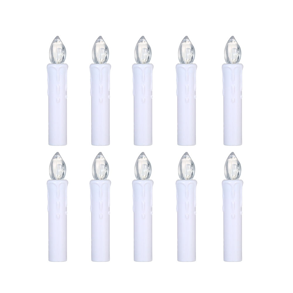 10 PCS Flameless Candles with Remote Control Realistic Color Changing ...